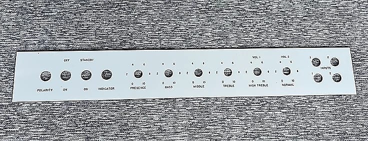 Marshall Reproduction JTM 45 Offset Front Panel for 1962 amp | Reverb