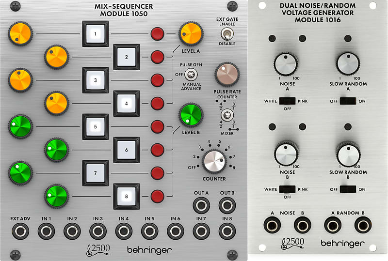 Behringer 1050 Mix-Sequencer Eurorack Module Bundle with | Reverb