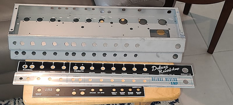 Mojotone Blackface Deluxe Reverb Chassis w/ Plates! | Reverb
