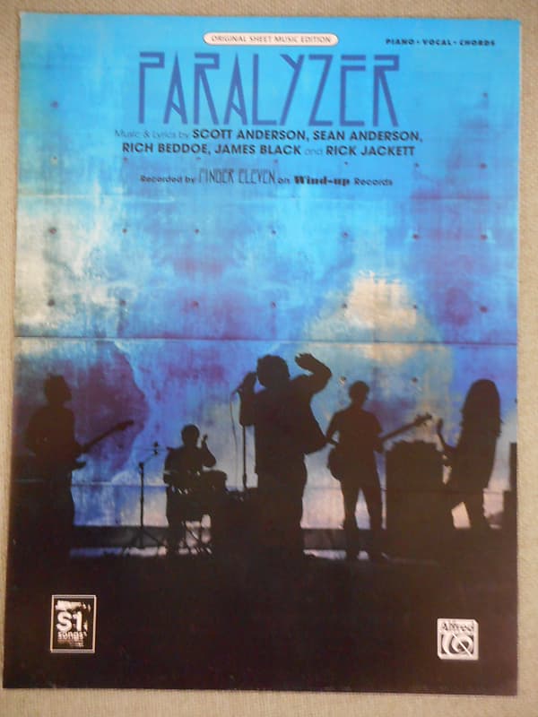 Finger Eleven "Paralyzer" Sheet Music 2007 | Reverb