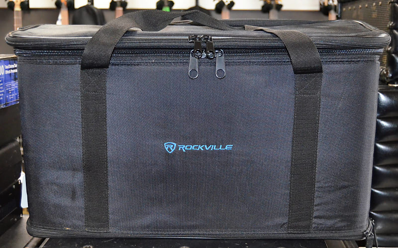 Rockville 4 Space Padded Rack Case – Used - Black/Nylon | Reverb UK