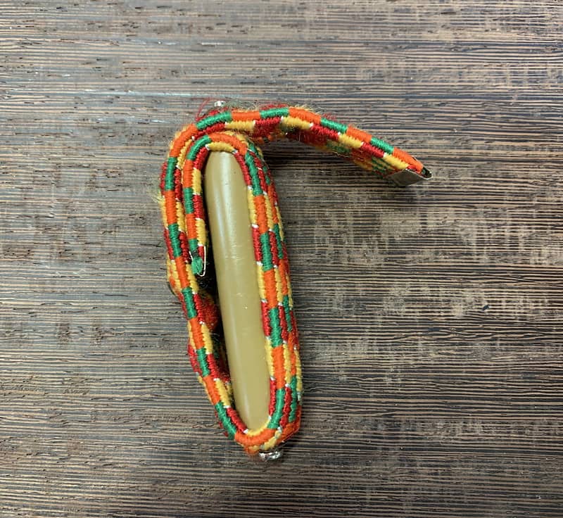 Cool old multicolored capo | Reverb