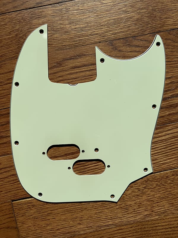 Fender Mustang Bass Pickguard - Parchment - Vintera 60s | Reverb