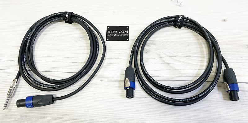 Best-Tronics Pro Audio 10 Foot 14 Gauge Speaker Set | Reverb