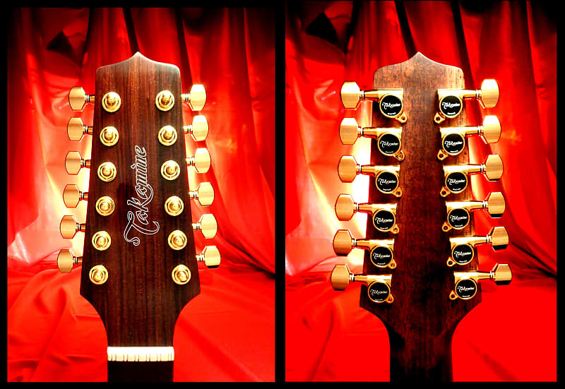 Takamine TP0512 12 STRING Tuner SET Gold / Gold | Reverb