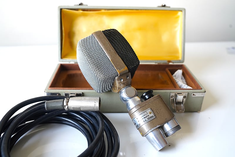 1960s AKG D20 Vintage cardioid Dynamic Microphone No mods | Reverb UK