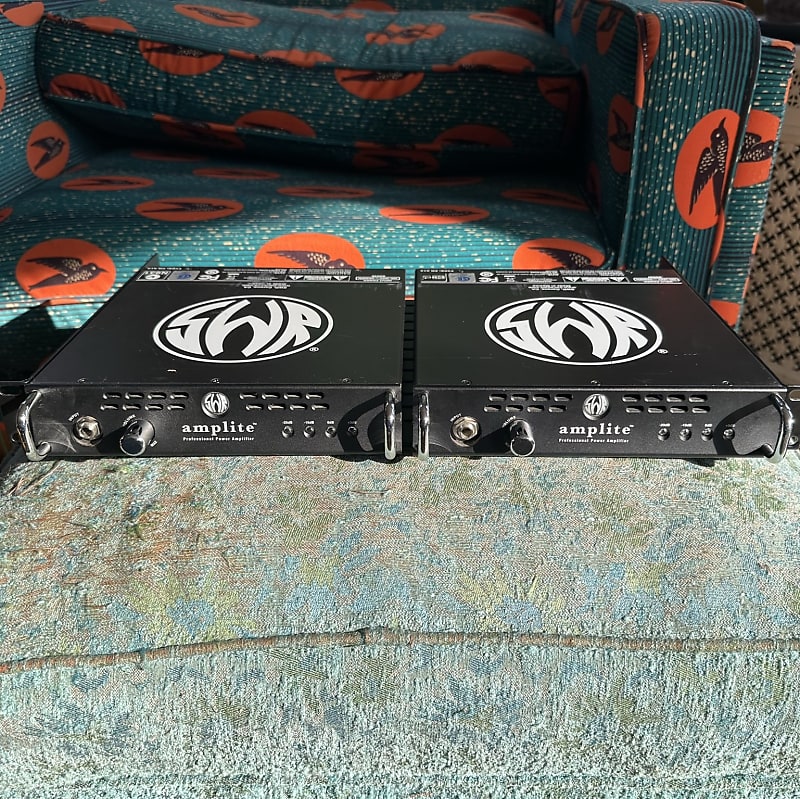 SWR Amplite 400wpc 3lb Amp 2010s - Black - TWO Amplites on 1U | Reverb