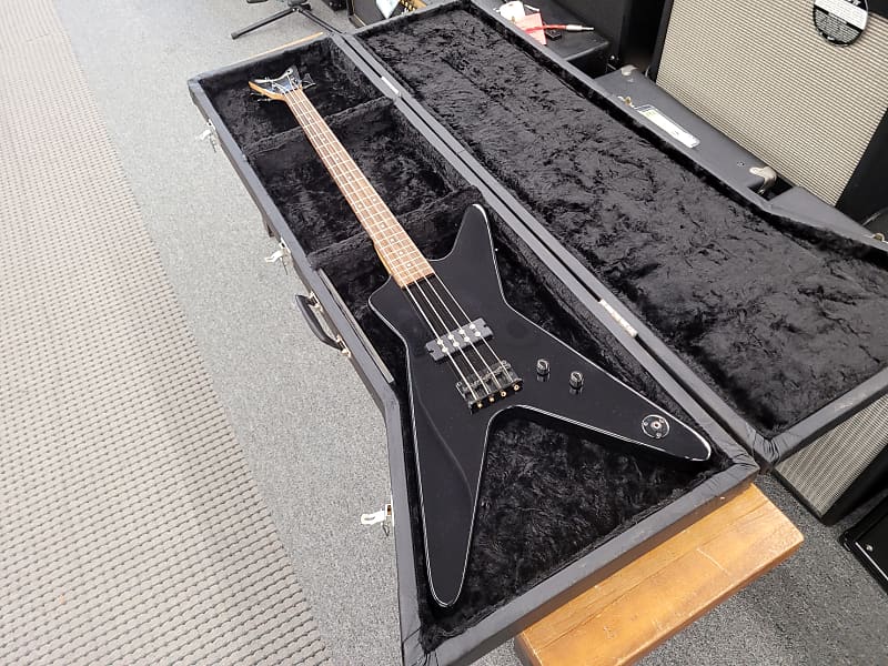 Dean ML Metalman Bass Classic Black With Case | Reverb