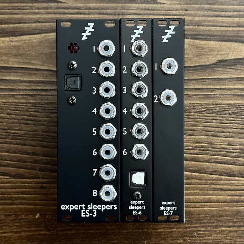 Expert Sleepers Es-3 mk4, Es-6 mk2, Es-7 mk2 combo - Black | Reverb