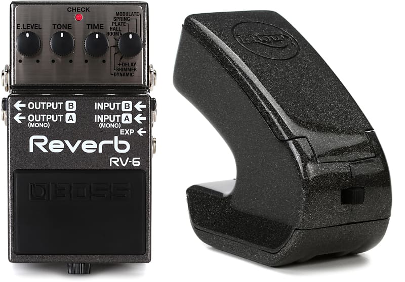 Boss RV-6 Digital Reverb Pedal Bundle with Ebow Plus | Reverb