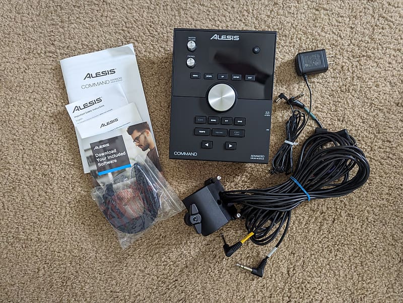 Alesis Command Advanced Drum Module w/ Cable Harness & Power | Reverb
