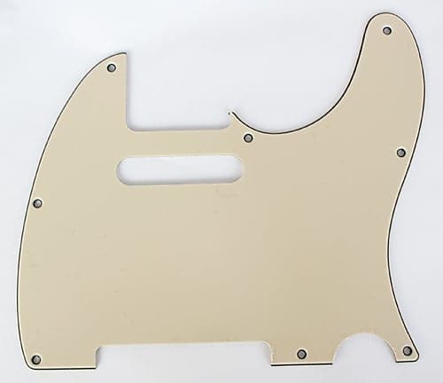 Telecaster '62 pickguard 3ply Cream fits fender | Reverb