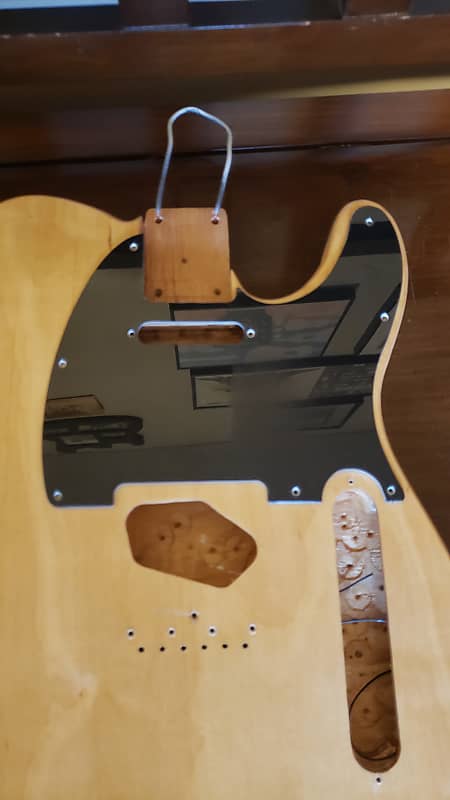 Shop Made Tele - Chambered plywood body 2022 - Clear Coat | Reverb