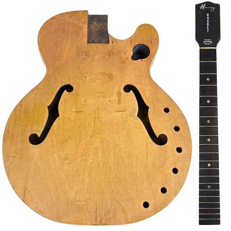 Harmony Rocket H59 PROJECT *STRIPPED Body + Neck | Reverb