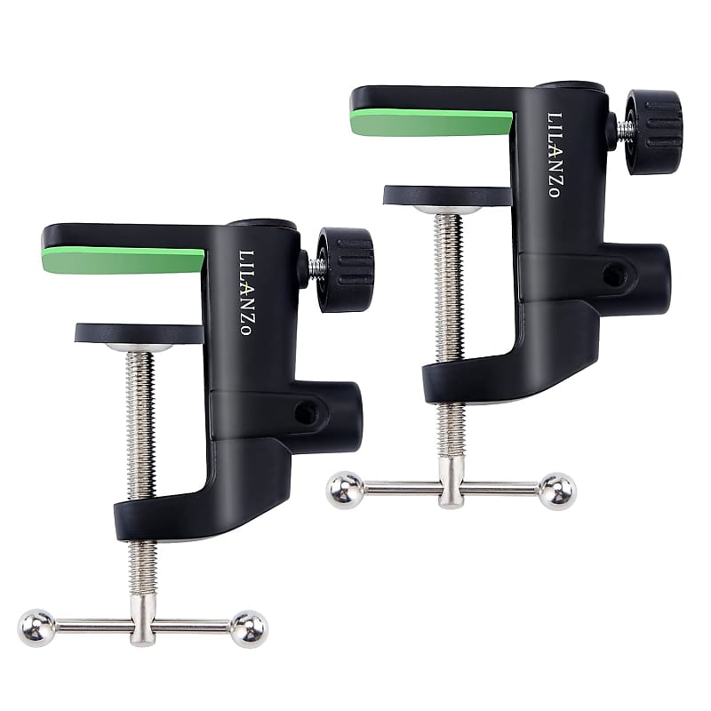 2 Pcs Desk Table Mount Clamp, Heavy-Duty Metal Mic Clamp | Reverb