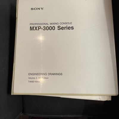 Sony MXP 3000 Series Operation and Maintenance | Reverb Deutschland