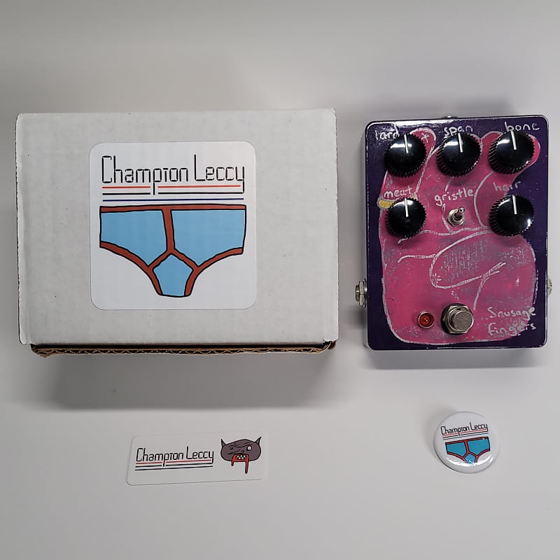 Champion Leccy Sausage Fingers Down Fuzz Hand Painted | Reverb