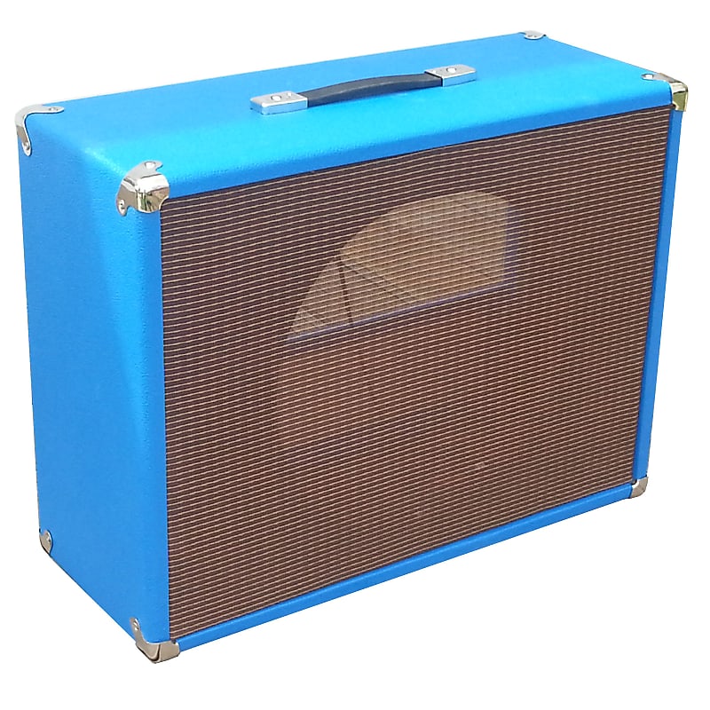 SubZ 1x12 Extension Guitar Cabinet - Pine - Blue Tolex - | Reverb