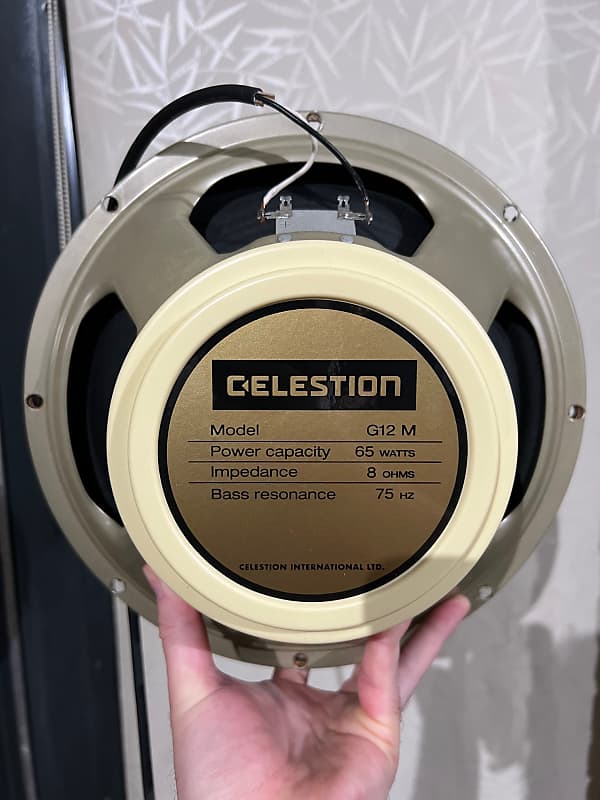 Celestion G12M-65 Creamback 8 ohm 12" guitar amp speaker | Reverb