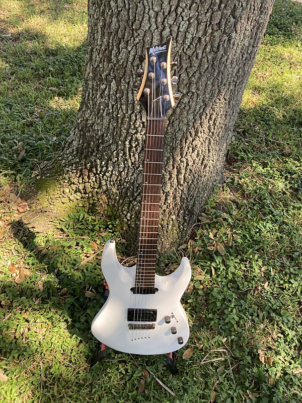 Mitchell MD 200 Double Cutaway Guitar - White | Reverb