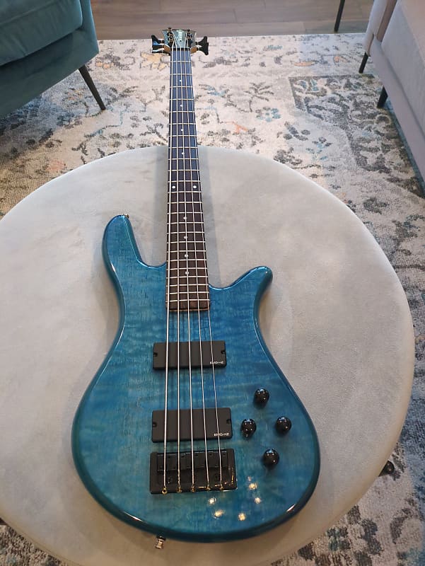 Spector Q5 Pro Blue (Precursor to Legend) 5 String Bass | Reverb