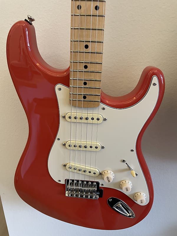 Fender Partscaster Strat 2023 - Fiesta Red | Reverb