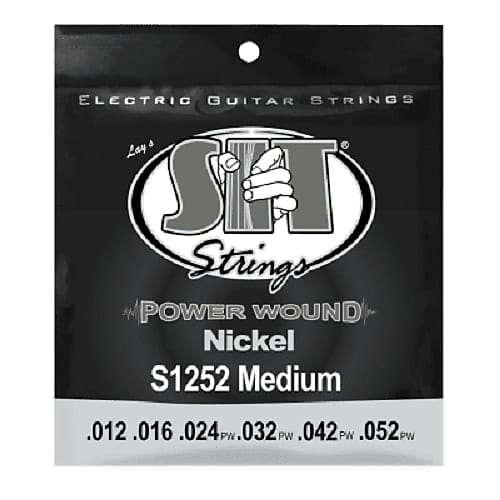 SIT S1252 Power Wound Nickel Plated Electric Guitar Strings | Reverb