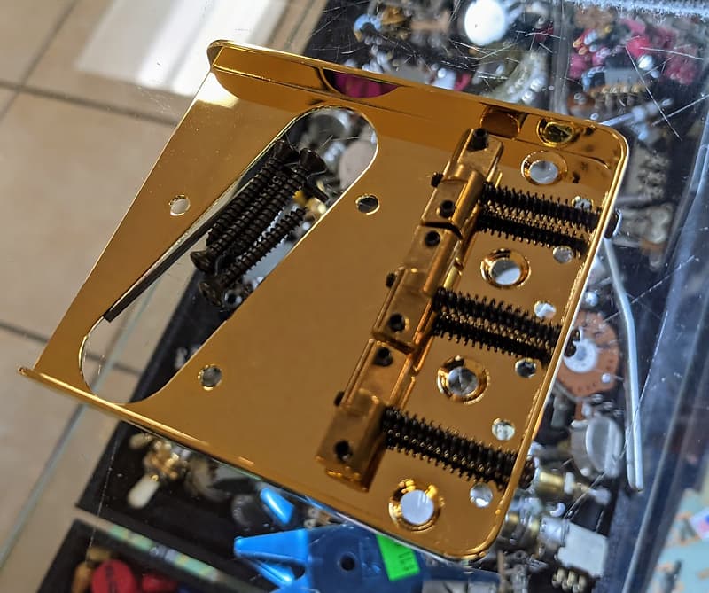 Replacement Vintage compensated Bridge For Fender Telecaster | Reverb