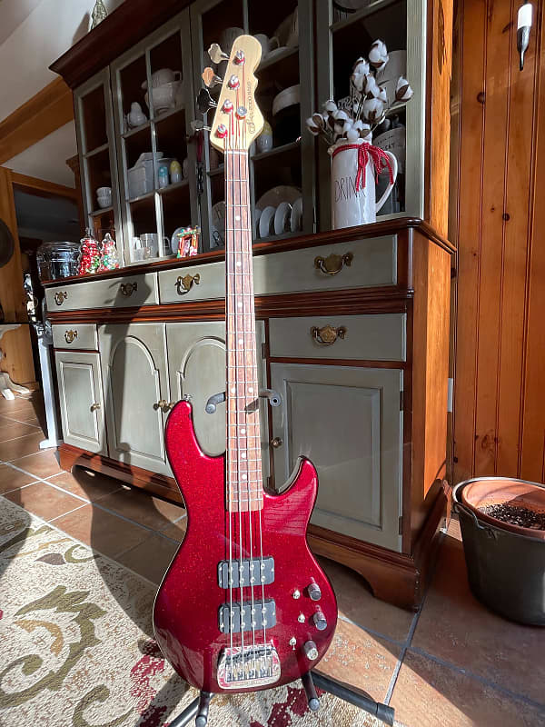 G&L USA Fullerton Deluxe L2000 Bass 2021 - Ruby Red | Reverb