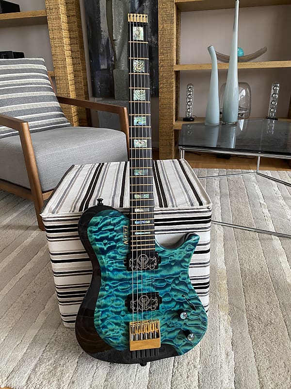 Kiesel Zeus 2018 - Teal Candy with Bareknuckle Juggernauts | Reverb
