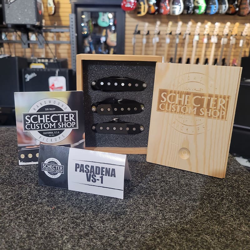 Used Schecter Custom Shop Pasadena VS-1 Pickup Set with Wood | Reverb