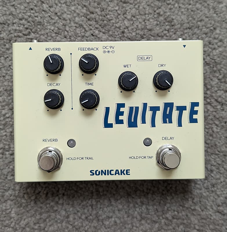 SONICAKE Levitate Delay Reverb 2-In-1 Guitar Effects Pedal | Reverb
