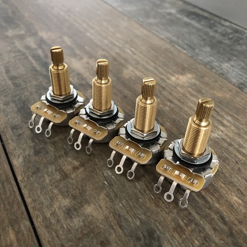Premium CTS 500k Audio pot for Gibson - Long Shaft | Reverb
