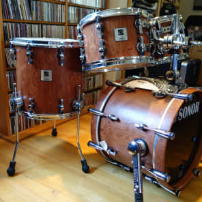 Sonor Designer bebop kit 10/12/14/18 – 1990s – bubinga finish | Reverb
