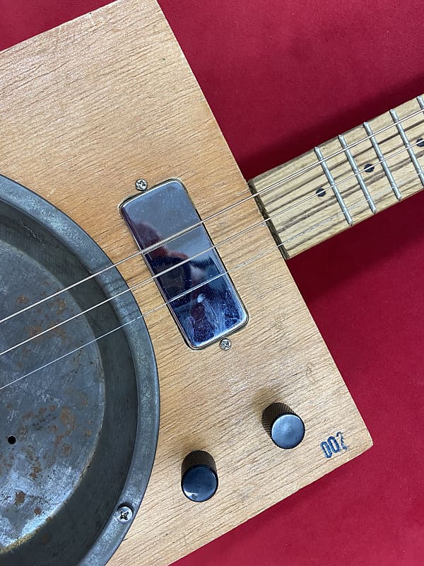 Unknown Cigar Box Resonator electric Guitar | Reverb