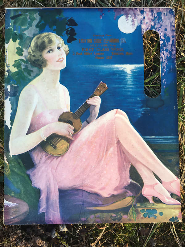 Ukulele Lady Original Ad 1920’s | Reverb