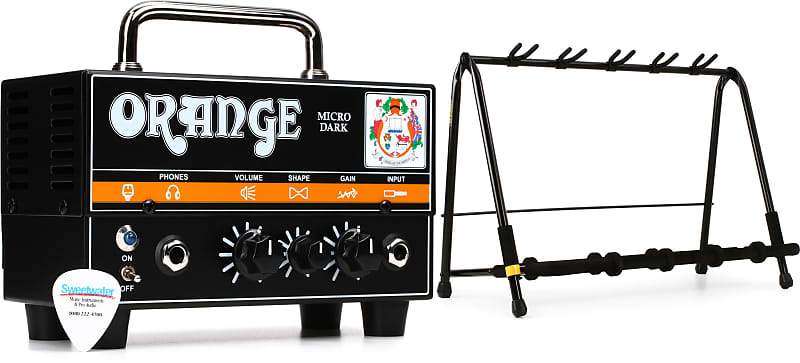 Orange Micro Dark 20-watt Hybrid Head Bundle with Hercules | Reverb