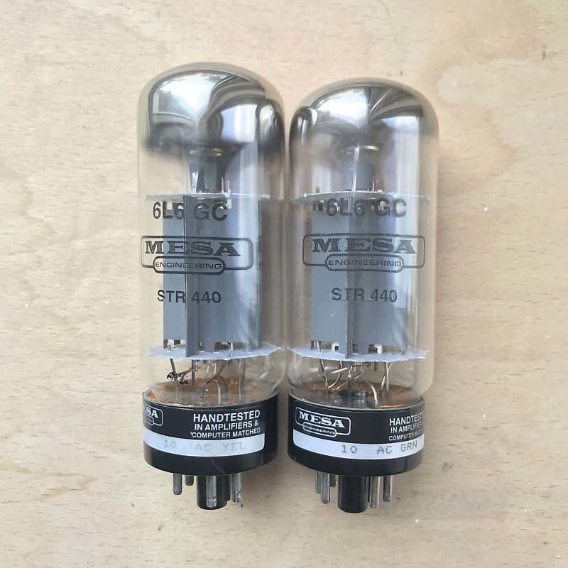 2x Matching MESA ENGINEERING 6L6GC - 6L6 output valves / | Reverb