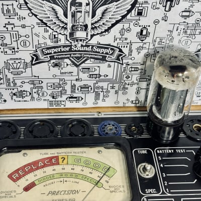 Sylvania 6L6GC (Baldwin) | NOS 1952 | Black Plate Halo | Reverb