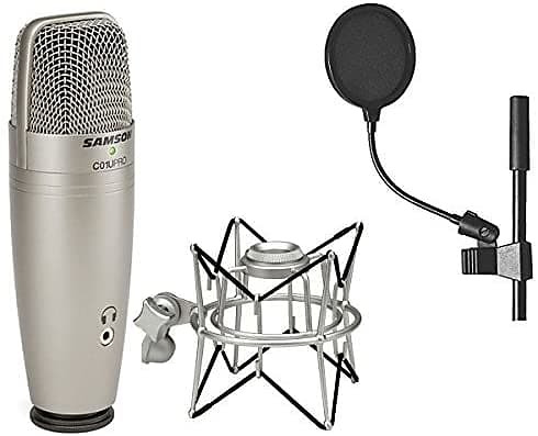 Samson C01U Pro USB Studio Condenser Microphone + Samson SP01 | Reverb