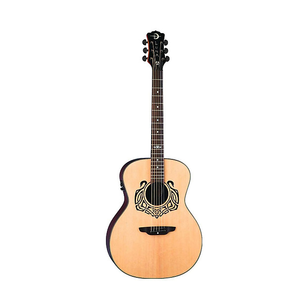 Luna Guitars Celtic Swan Acoustic/Electric Guitar | Reverb