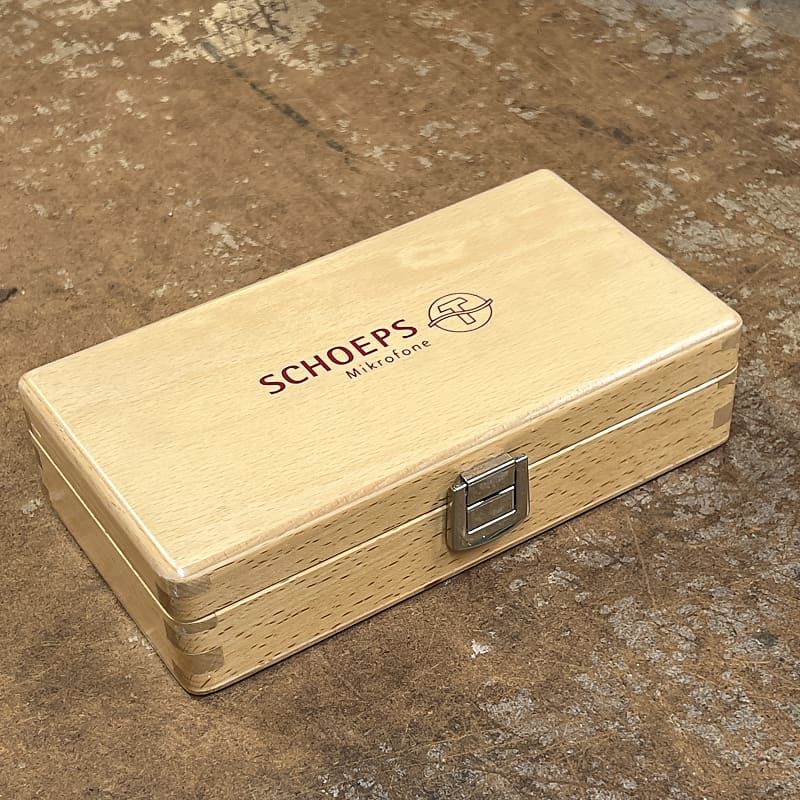 Schoeps CMC6 Wooden Mic Box *Empty* Double Mic Foam Insert | Reverb
