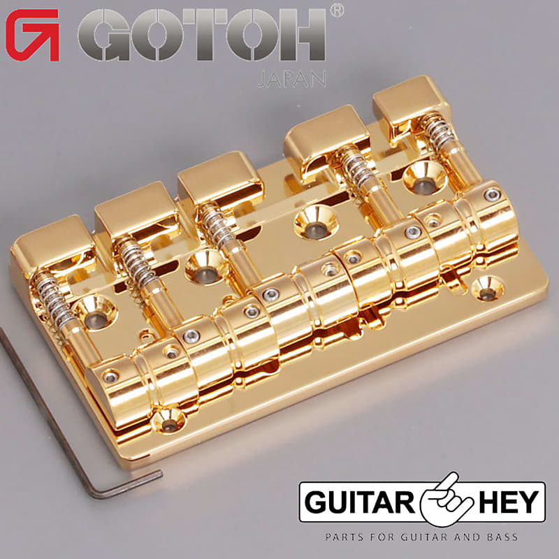 NEW Gotoh J510SJ-5 Quick Release 5-Strings Bass Bridge Multi | Reverb