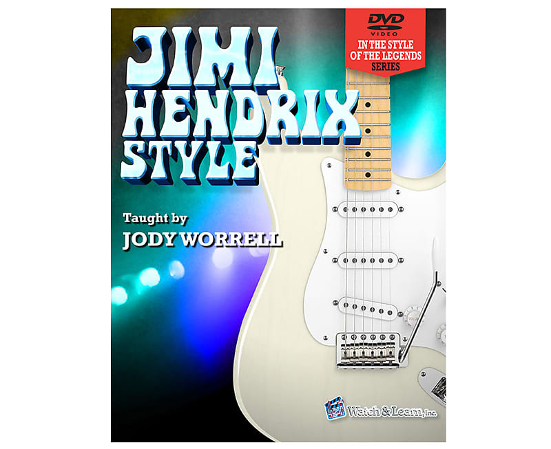 Watch & Learn Jimi Hendrix Book and 2 DVD Set | Reverb