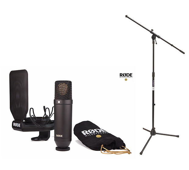 RODE® NT1-Kit 1" Cardioid Condenser Microphone w/ Shock Mount | Reverb