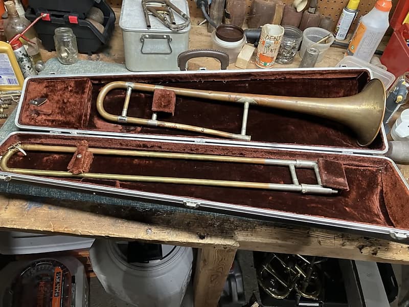 1940s Los Angeles Olds Special small-bore trombone | Reverb