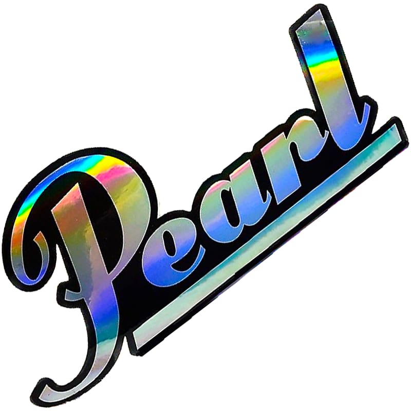PEARL DRUMS HOLOGRAPHIC STICKER INSANELY RARE LIMITED EDITION | Reverb
