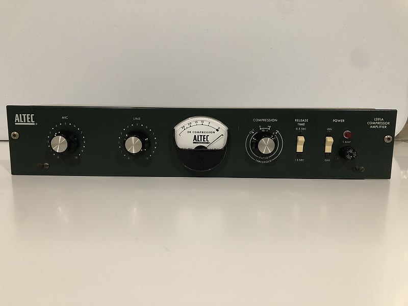 Altec 1591A Compressor Preamp 1960s-1970s Green | Reverb