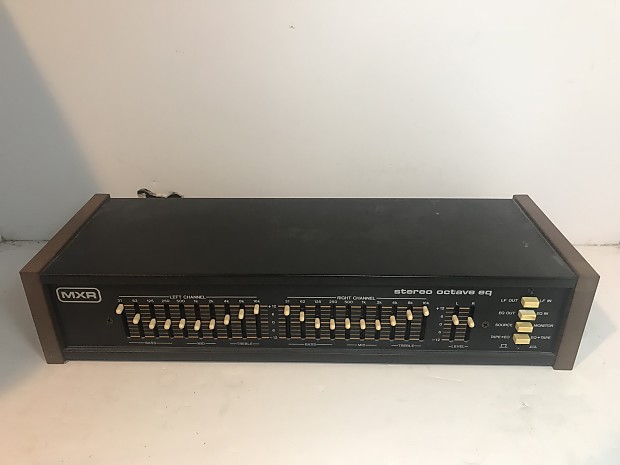 MXR Model 147 stereo octave EQ Black vintage pro audio | Reverb