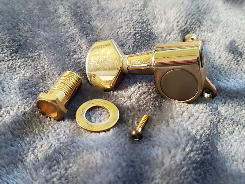 Jin-Ho Gold Tuner Machine Head Treble Side | Reverb UK